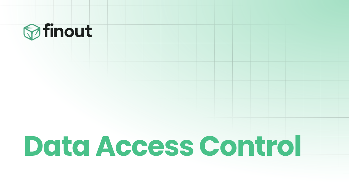 Data Access Control | Finout Docs