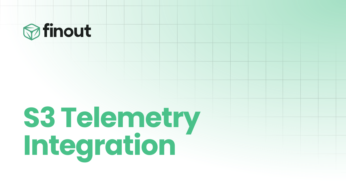 S3 Telemetry Integration | Finout Docs