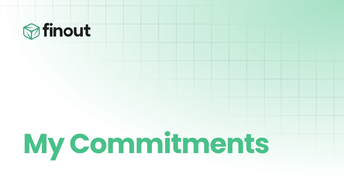 My Commitments | Finout Docs